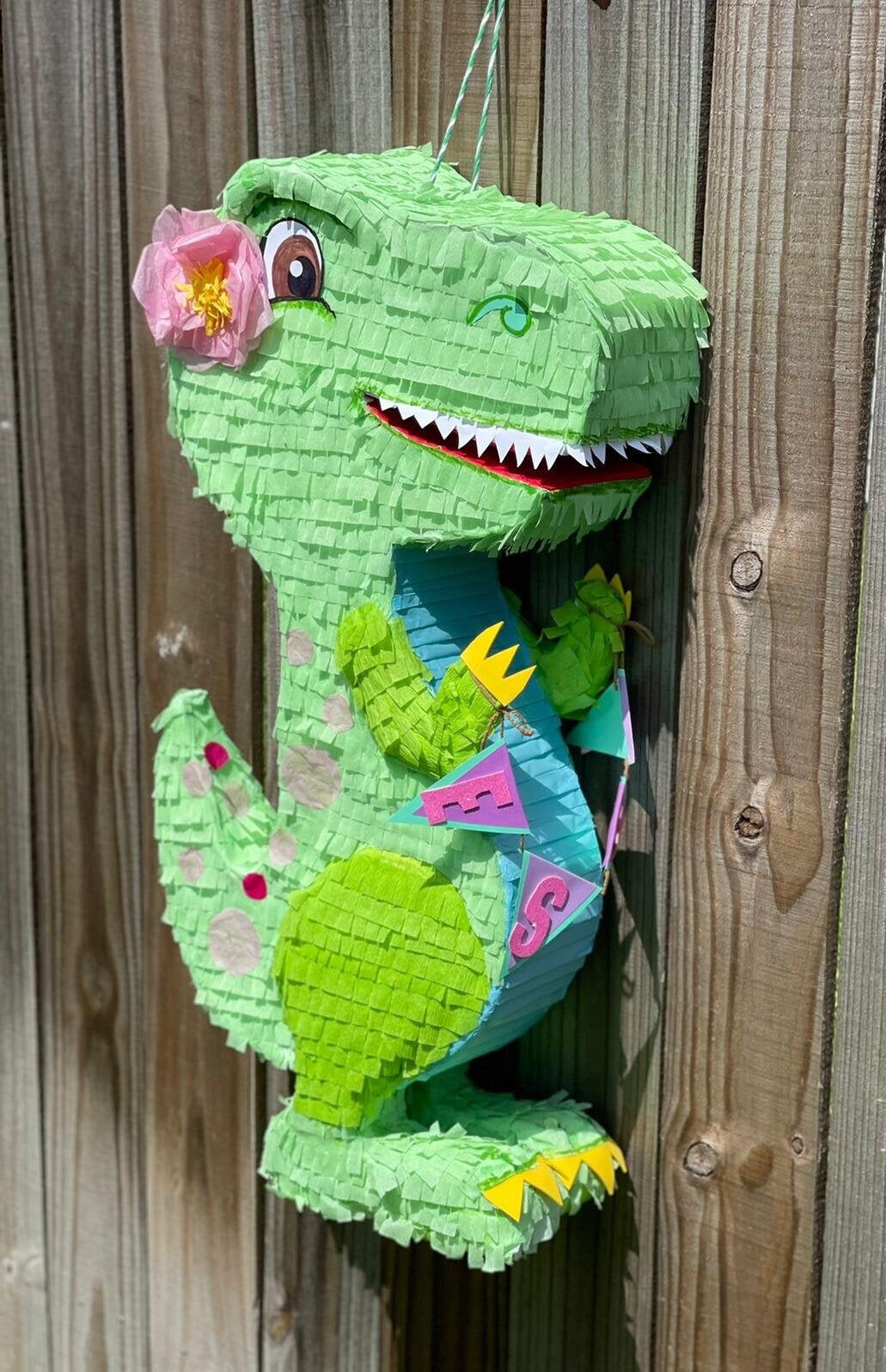 Pinata Dinosaurio - Etsy