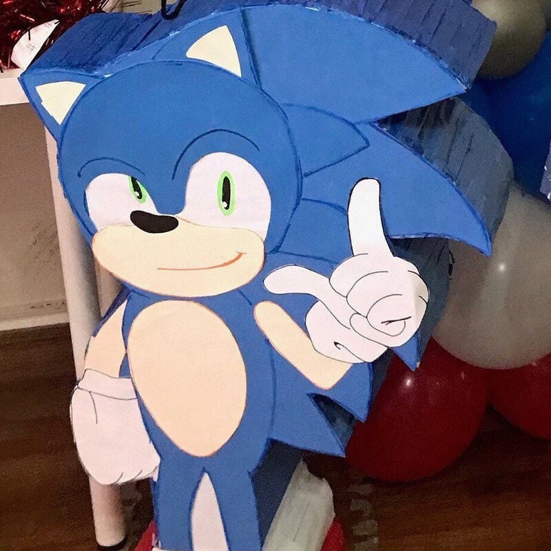 Sonic the Hedgehog Pinata - Etsy
