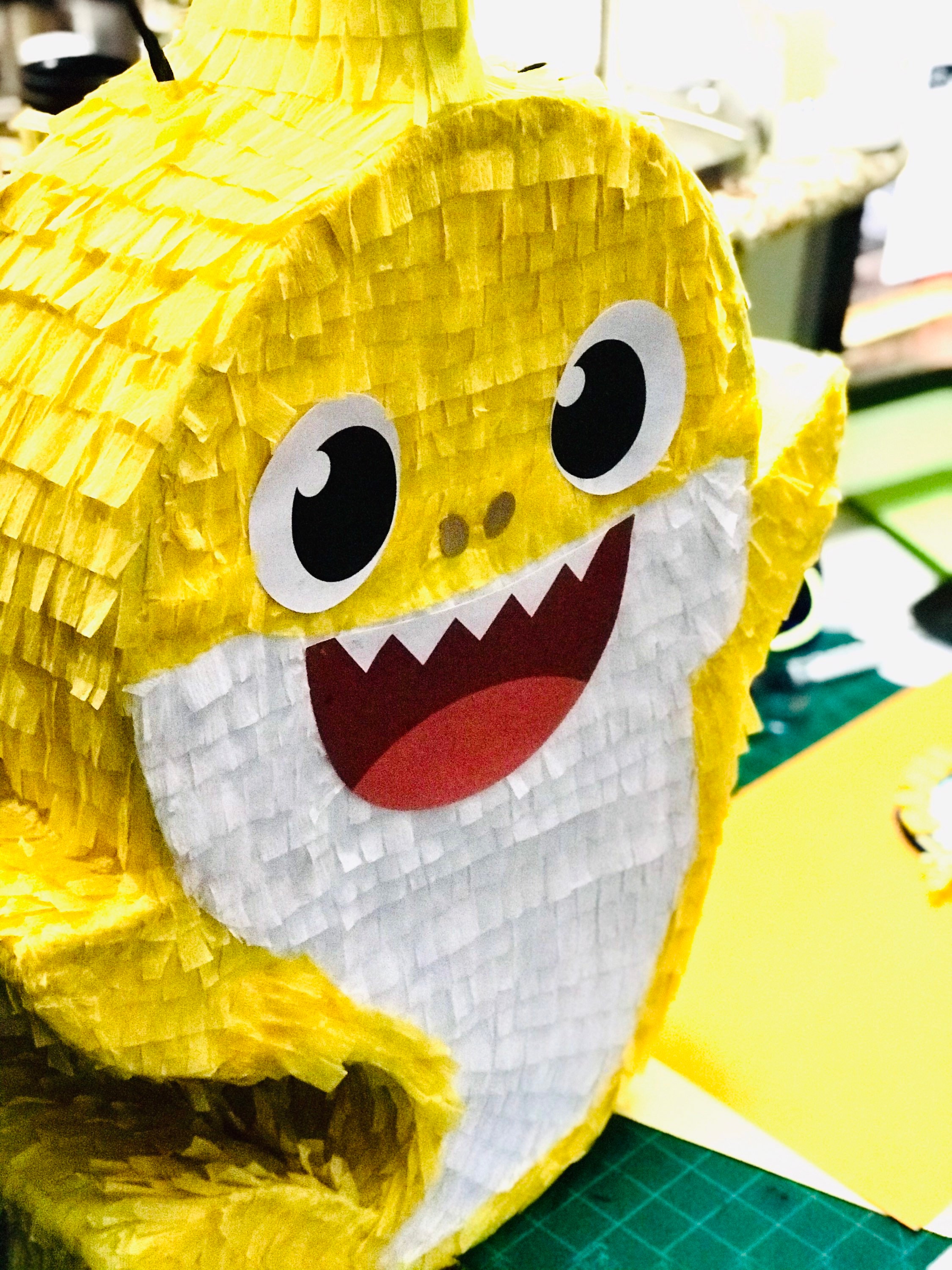 Piñata De Tiburón Bebé Piñata De Tiburón Fiesta Temática De - Etsy
