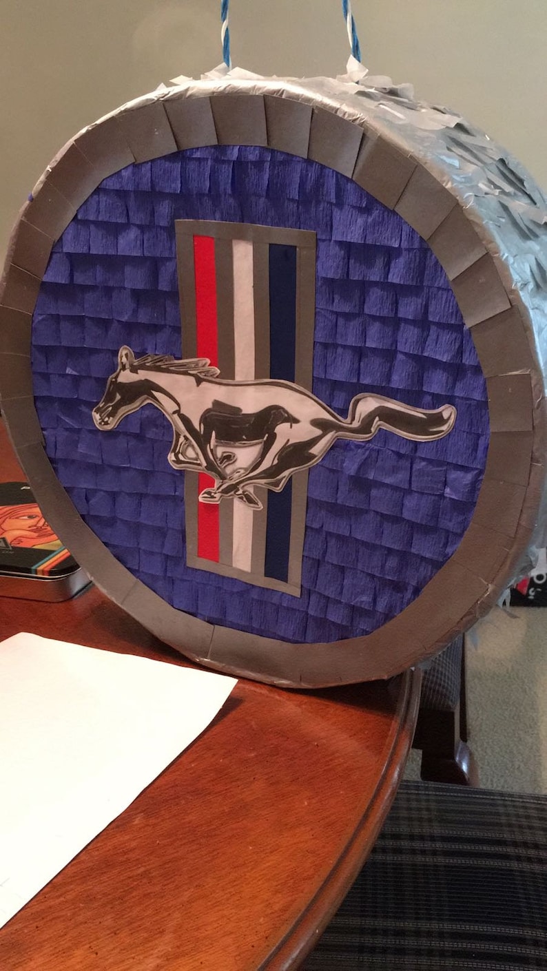 Mustang Pinata Car Pinata Car Party Ideas Car Party Custom | Etsy