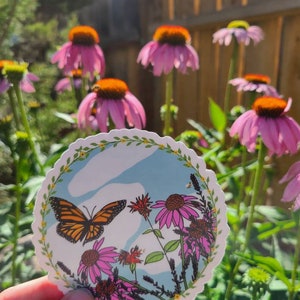 Pollinator Sticker - Etsy