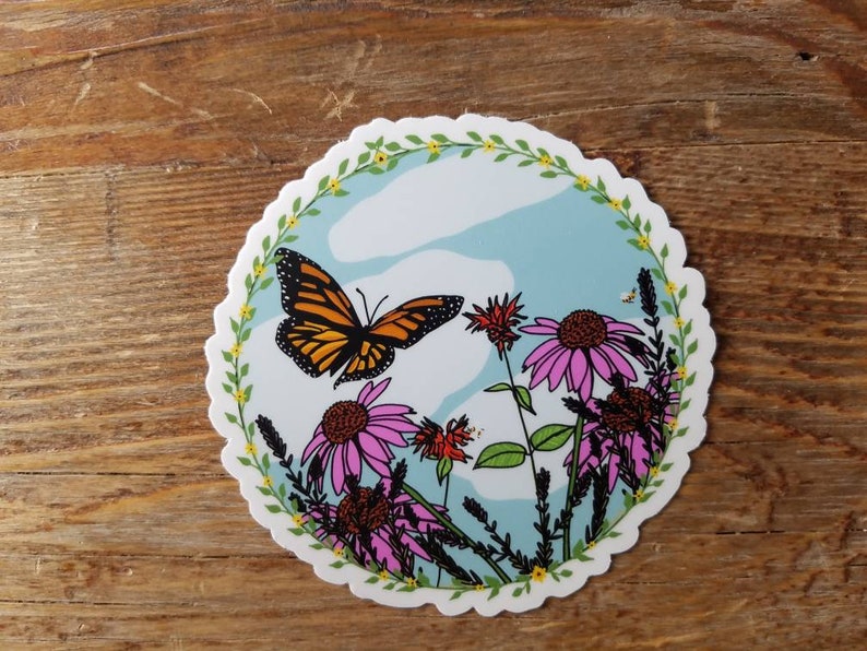 Pollinator Sticker - Etsy
