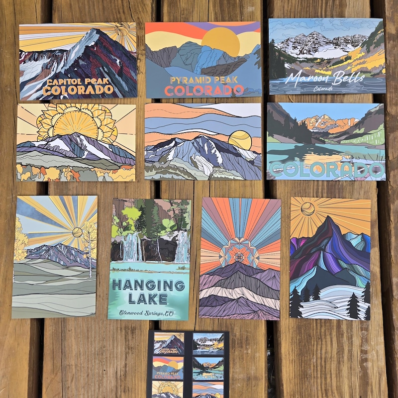 Colorado Postcards - Etsy