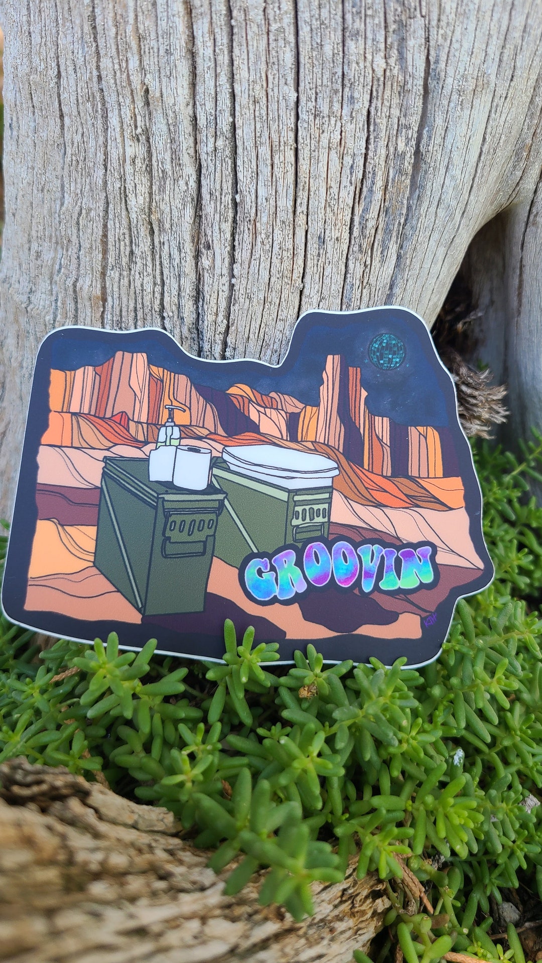 Groovin Sticker - Etsy