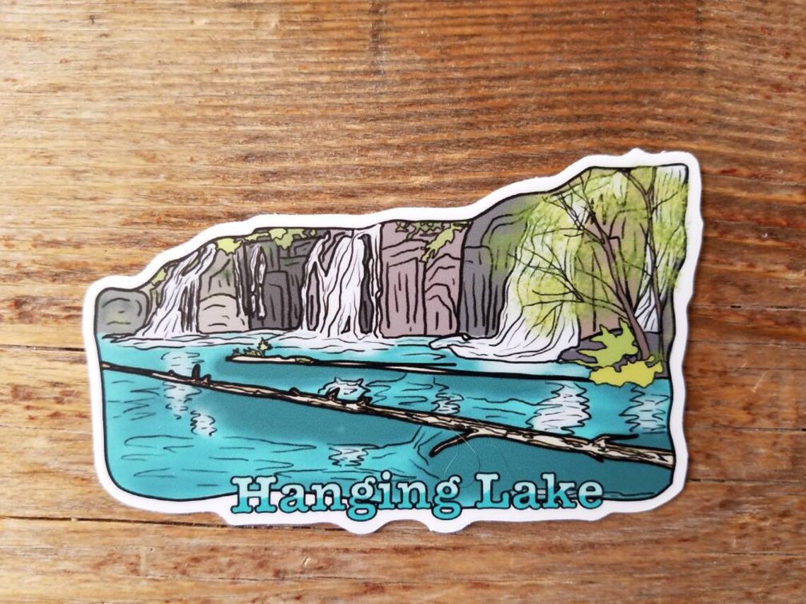 Hanging Lake Sticker- Matte - Etsy