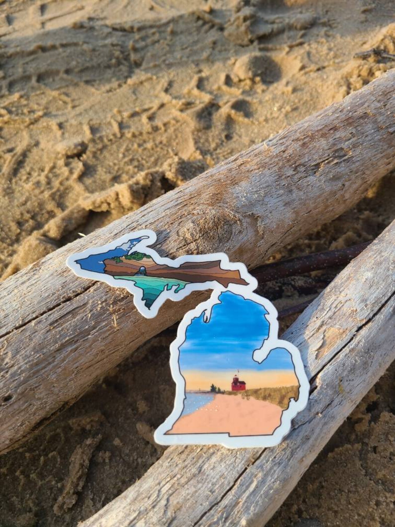 Michigan Sticker Matte - Etsy