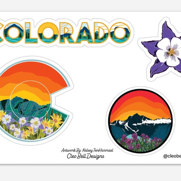 Colorado Sticker - Etsy