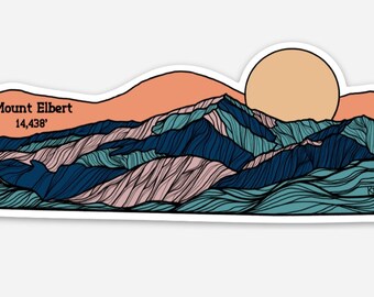 Capitol Peak Sticker - Etsy