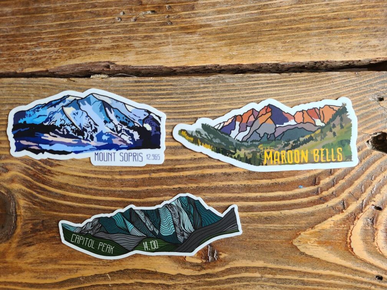 Capitol Peak Sticker - Etsy