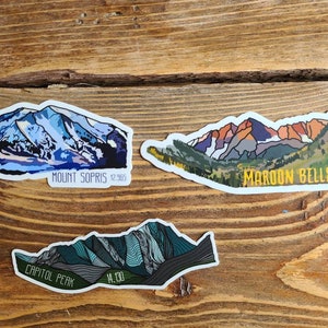 Capitol Peak Sticker - Etsy