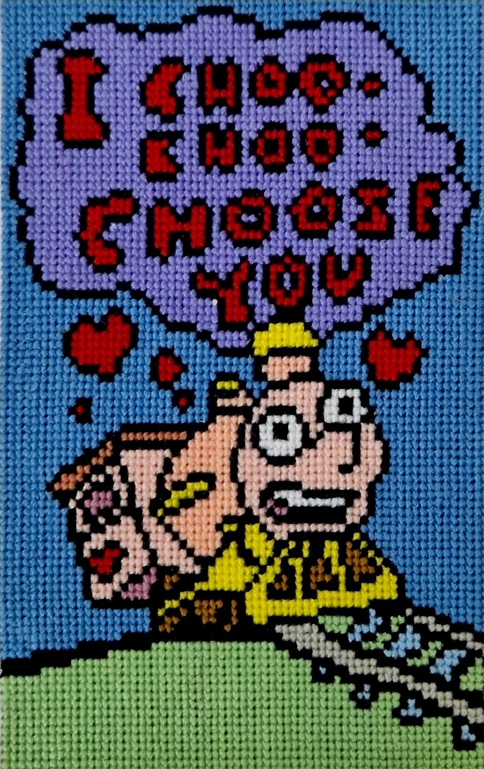Simpsons Inspired i Choo Choo Choose You Valentines Day Card Ralph ...