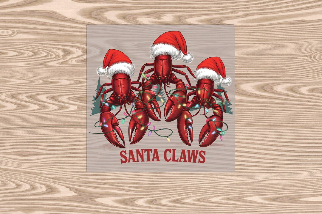 Ready to Press DTF Transfer- Santa Claws- Heat Transfer - Etsy