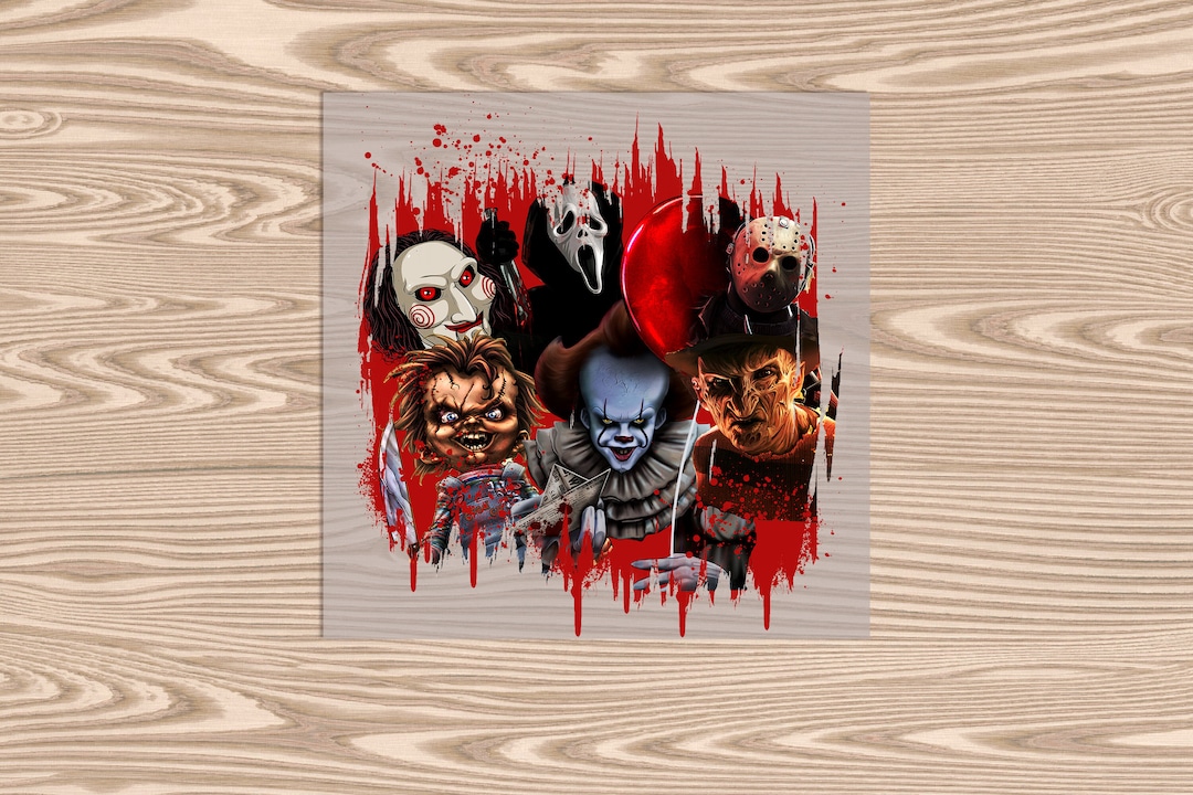 Ready to Press DTF Transfer-halloween Horror Movie - DTF- Heat Transfer ...