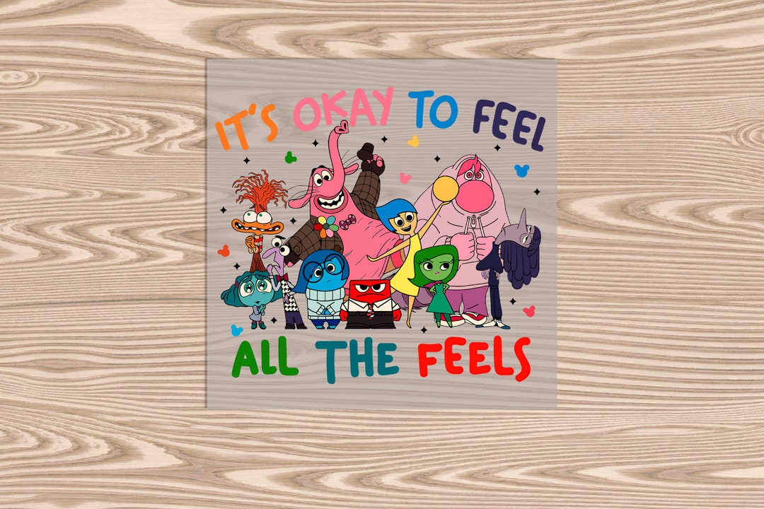 Ready to Press DTF Transfer-feel All the Feels- Heat Transfer - Etsy