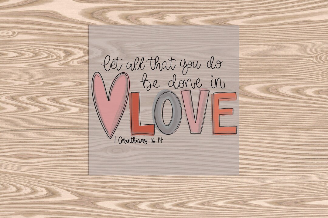 Ready to Press DTF Transfer-love -- Heat Transfer - Etsy