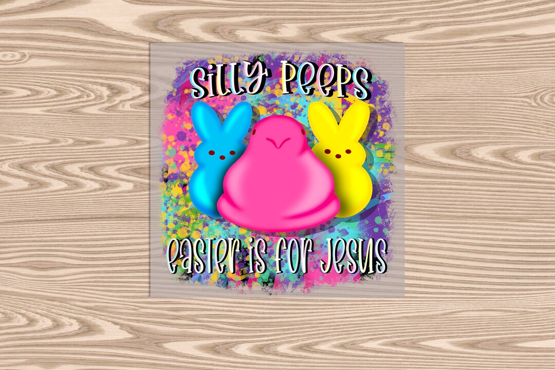 Ready to Press, Silly Peeps, DTF Transfer Print - Etsy