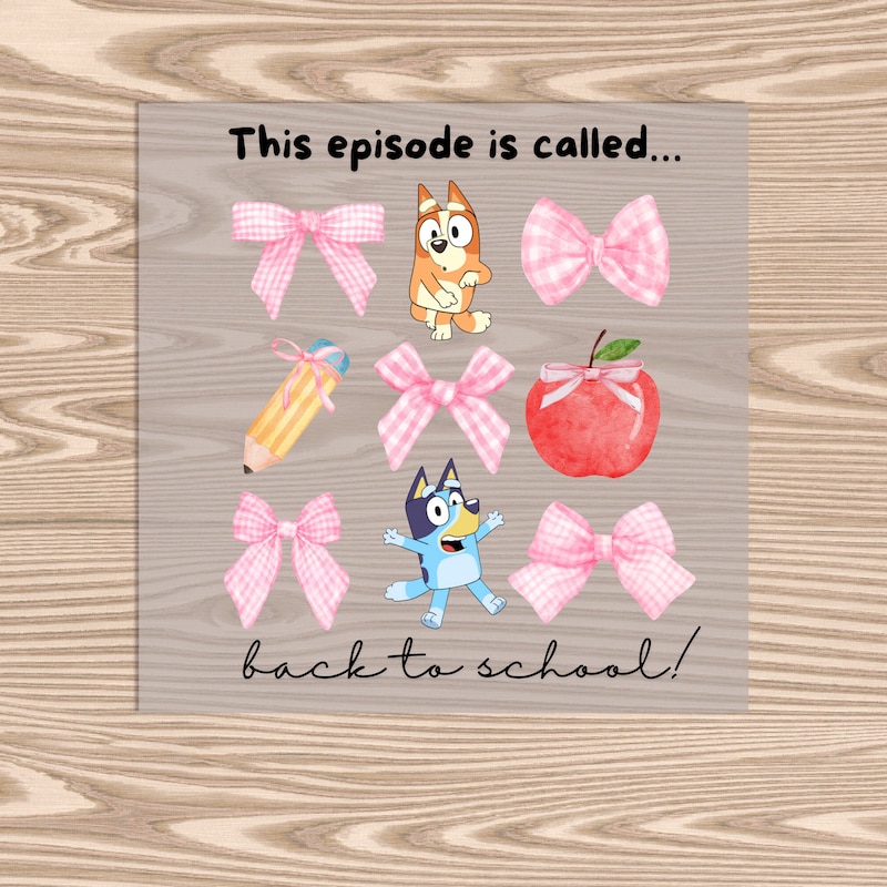 Bluey Heat Transfer - Etsy