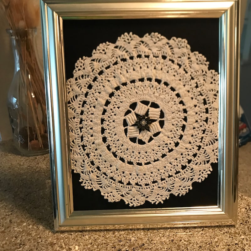 Framed Doily - Etsy