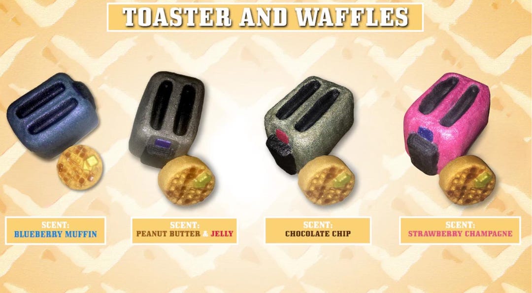 The Last Bath Bomb Toaster and Waffle - Etsy