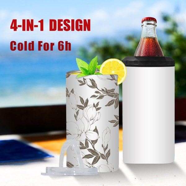 Sublimation 4 in 1 Can Cooler Blank - Etsy