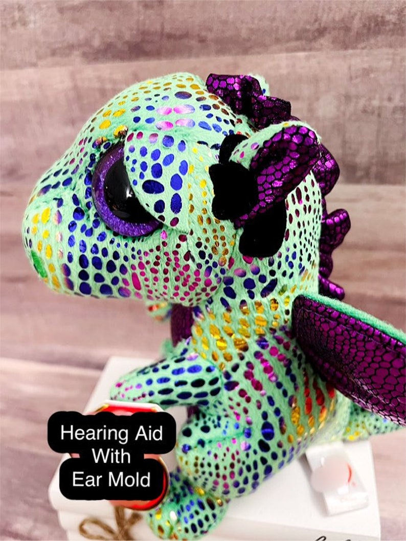 Cochlear Implants Green Dragon 9 Plush Toy/ Hearing Aid - Etsy