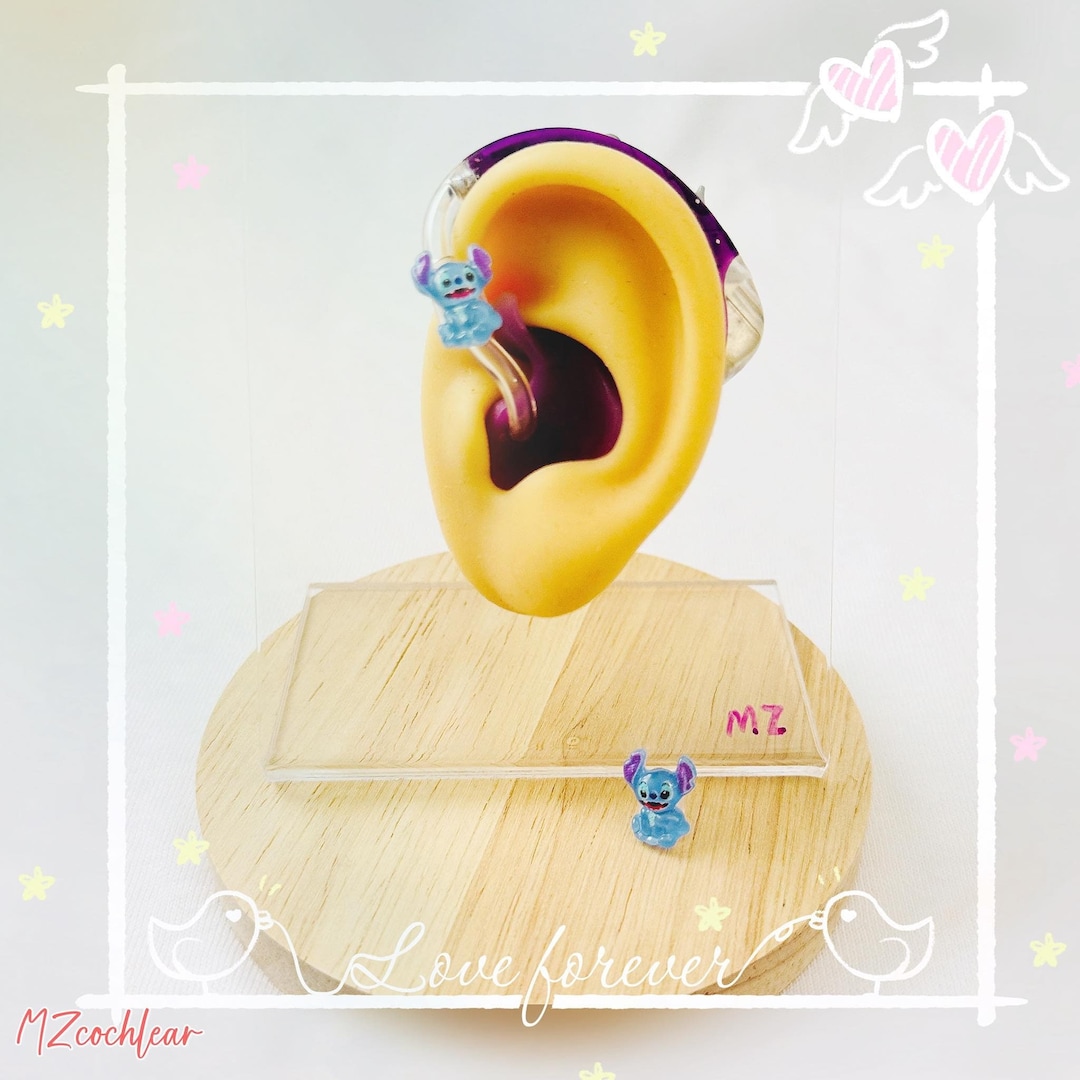 Hearing Aid Charm: Blue Alien Hearing Aid Charms Set, Blue Koala ...