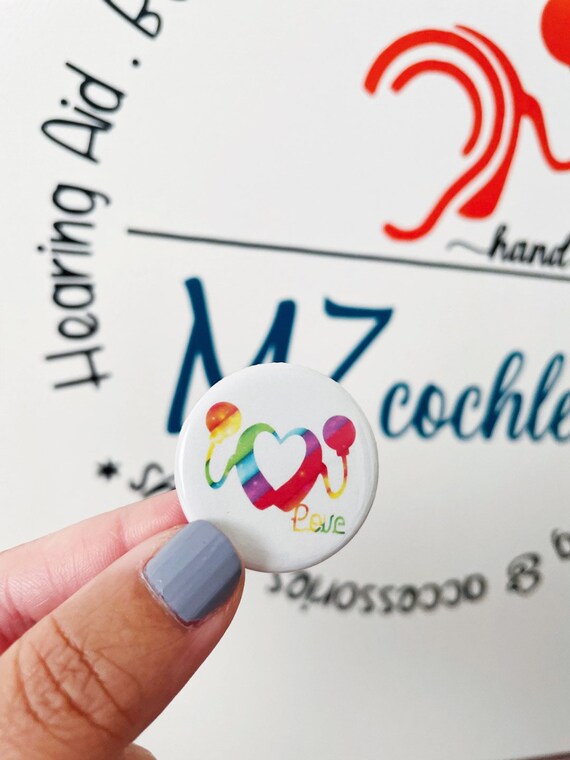 Awareness Button Pin/ Cochlear Implant Button Pin/ 1.25 - Etsy