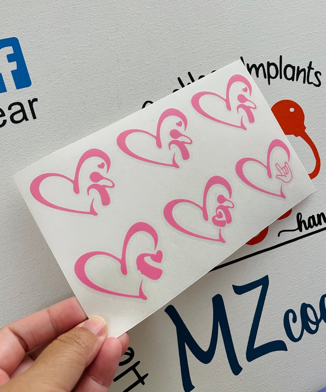 Cochlear Implant Decal Sticker Hearing Aids Baha Kanso ASL - Etsy