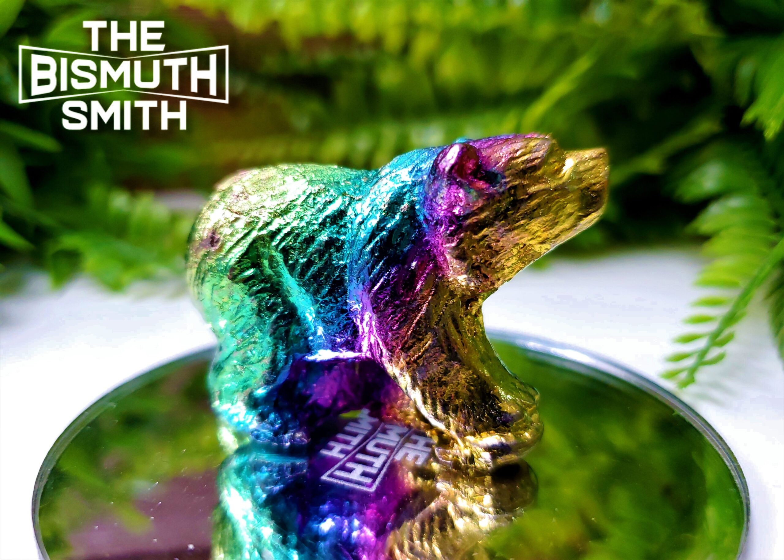 Rocks & Geodes Bismuth Bear for Chakra Healing Home & Living etna.com.pe