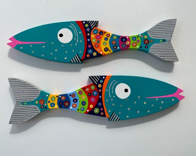 Far Out Fish Works..new Minnows..aqua - Etsy