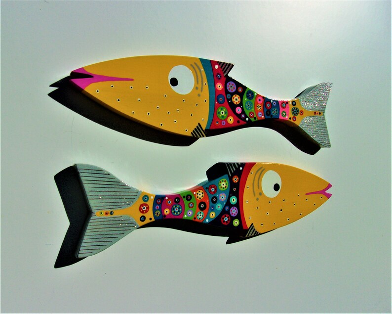 Far Out Fish Works.. New Minnows....Yellow | Etsy