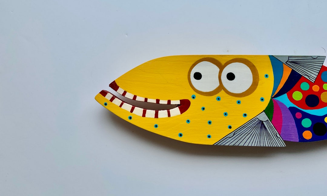 Far Out Fish Works .... Smiling Fish - Etsy