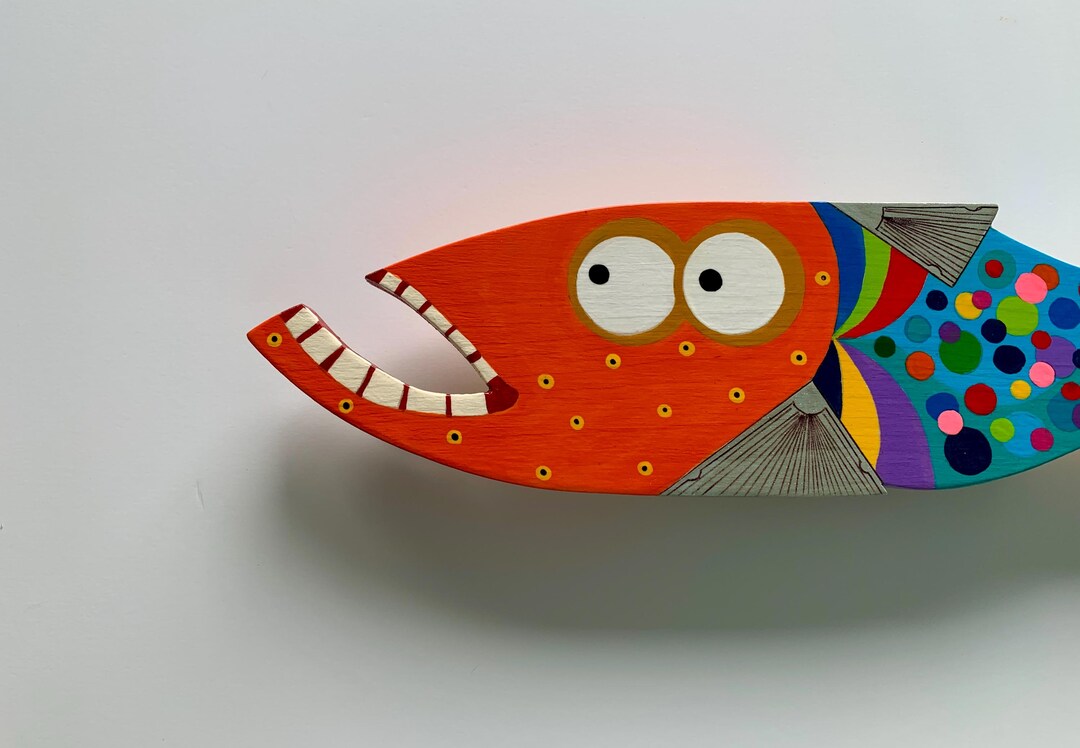 Far Out Fish Works ....two Eye'd Fish - Etsy