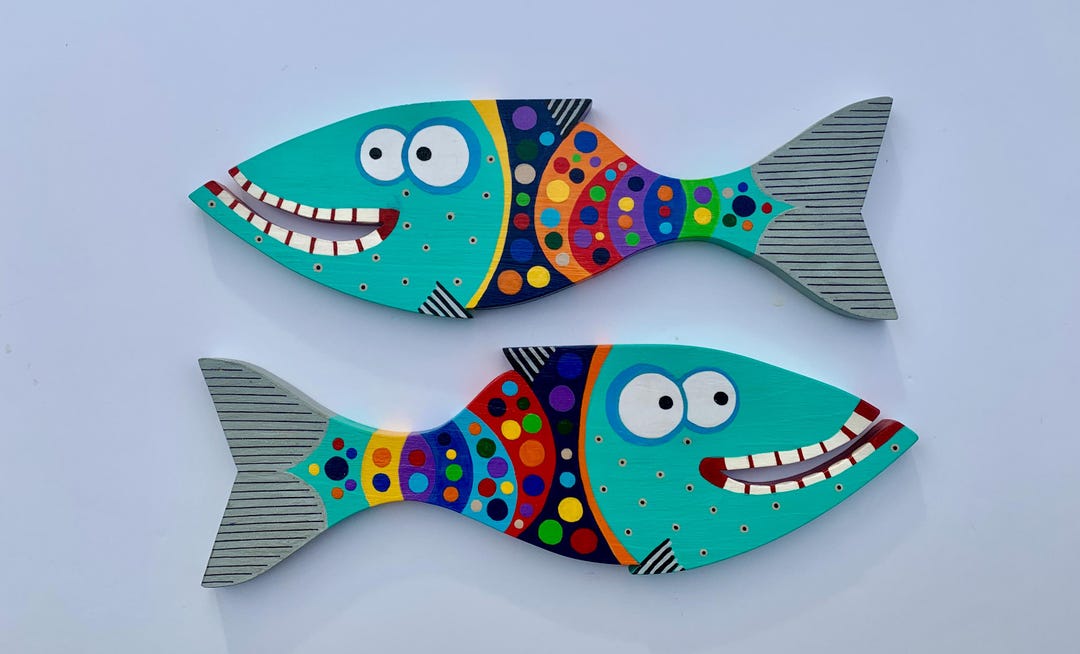Far Out Fish Works . . . . Happy Fish - Etsy