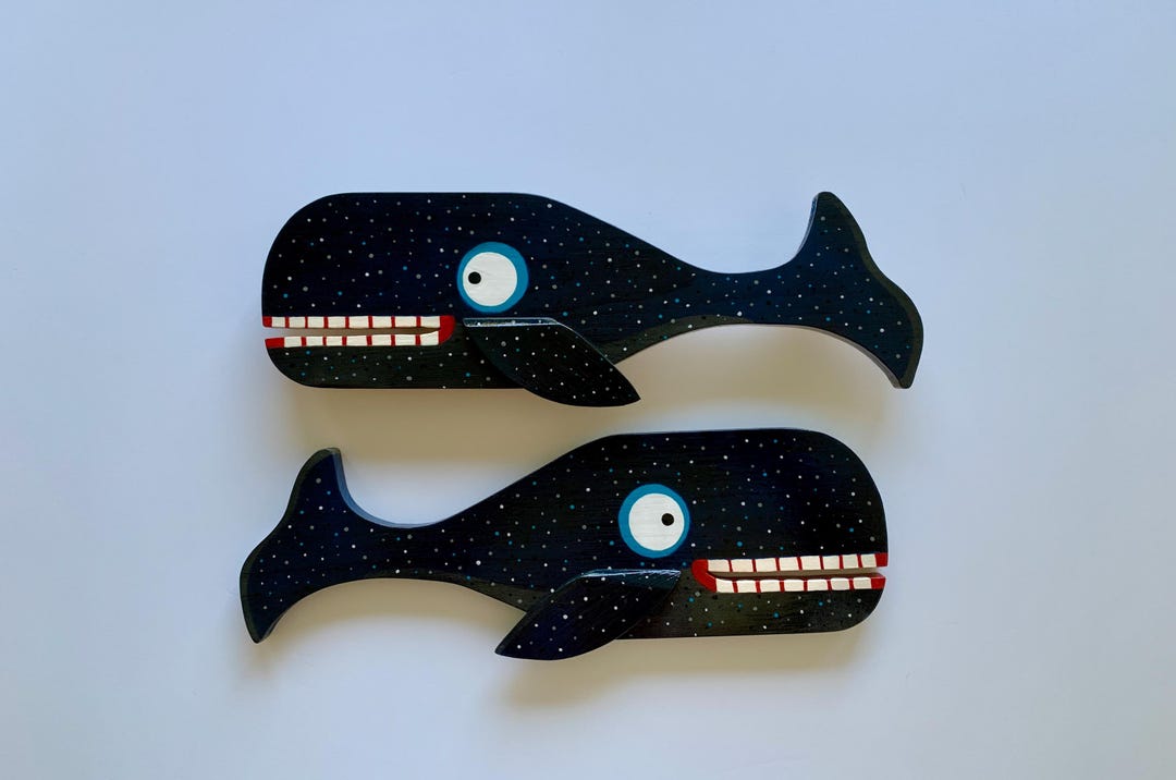 Far Out Fish Works . . Baby Whales - Etsy