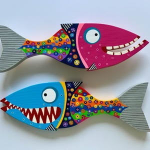 Far Out Fish Works . . . . Happy Fish - Etsy