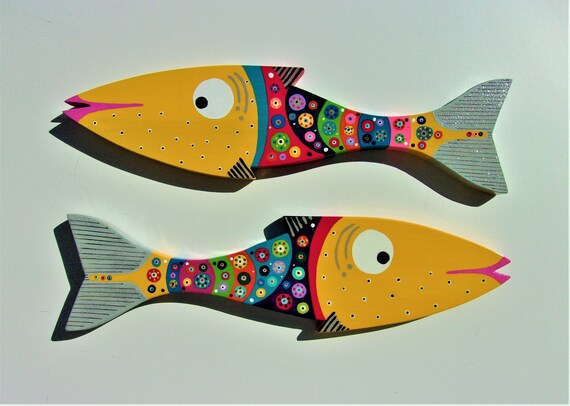 Far Out Fish Works.. New Minnows....Yellow | Etsy