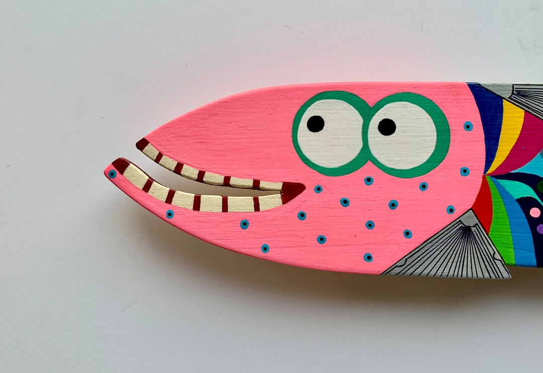 Far Out Fish Works ....two Eyed Fish - Etsy