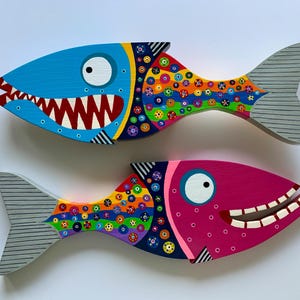 Far Out Fish Works . . . . Happy Fish - Etsy