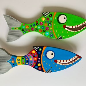 Far Out Fish Works . . . . Happy Fish - Etsy