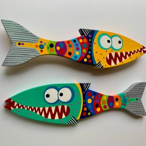 Far Out Fish Works ......minnows With Teeth - Etsy