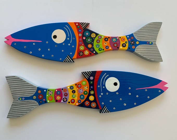 Far Out Fish Works ..blue Minnows - Etsy