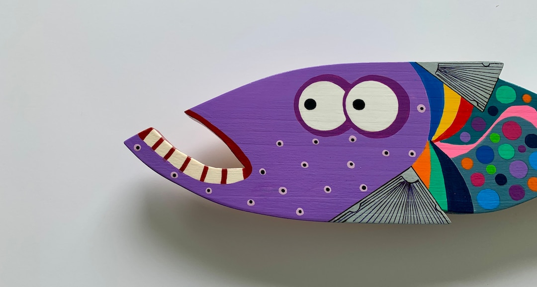 Far Out Fish Works ....two Eye'd Fish - Etsy