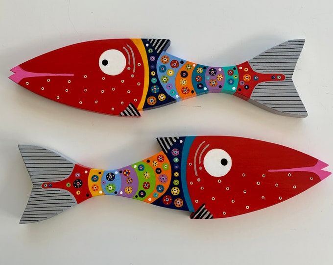 Far Out Fish Works ..new Minnows .red - Etsy