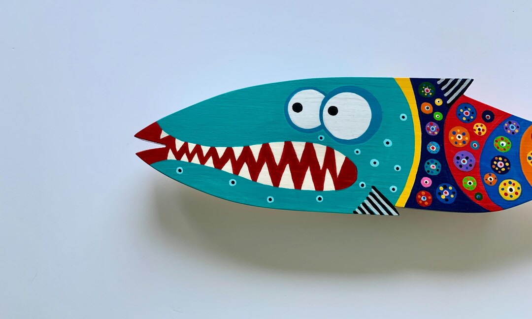 Far Out Fish Works .... Fish W/ Teeth - Etsy