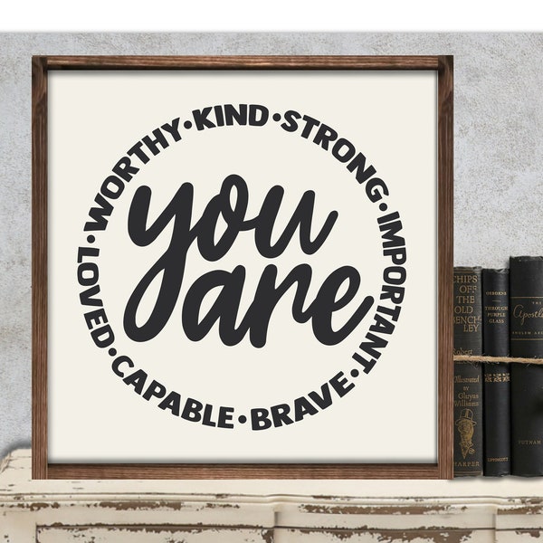 Be Brave Be Kind Be You Sign - Etsy