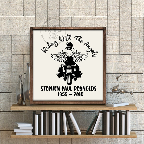In Memory Motorcycle Svg - Etsy
