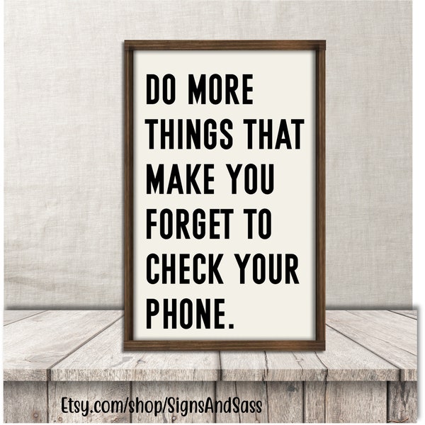 Forget Your Phone - Etsy