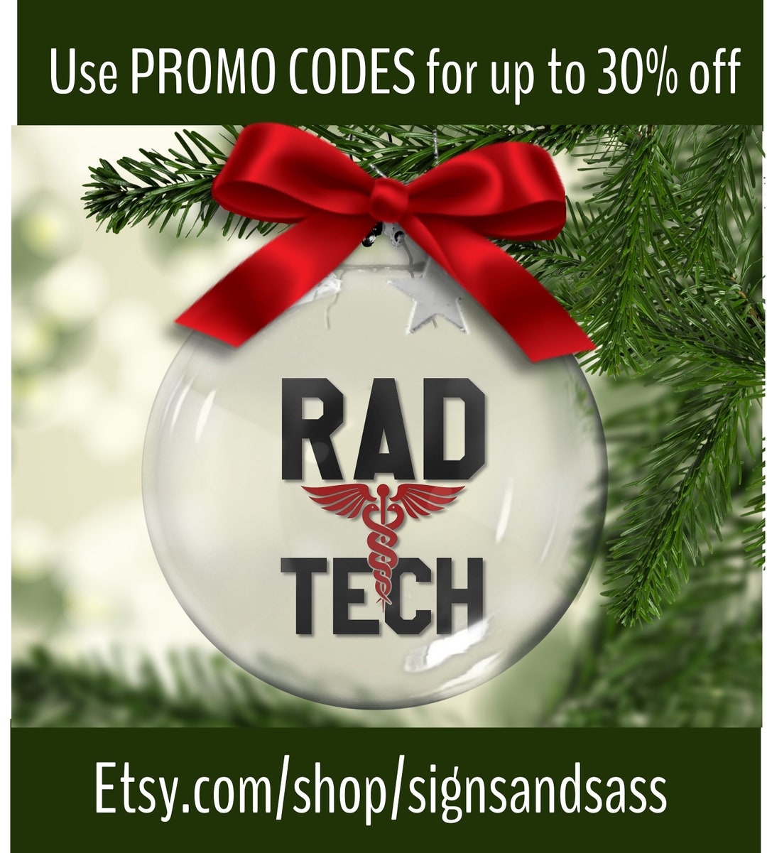Rad Tech Glass Floating Christmas Ornament - Etsy