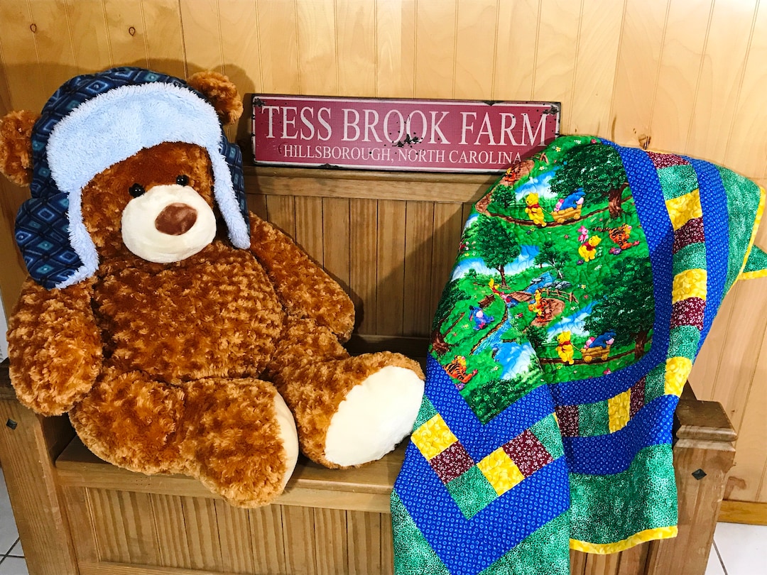 Handmade Bear and Friends Quilted Play Mat - Etsy
